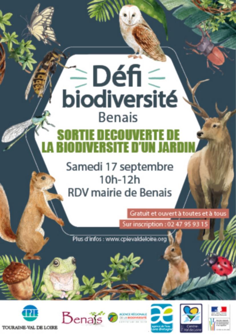 Défi biodiversité à Benais (37) : Visite de jardin et découverte de sa biodiversité - Portail de ...